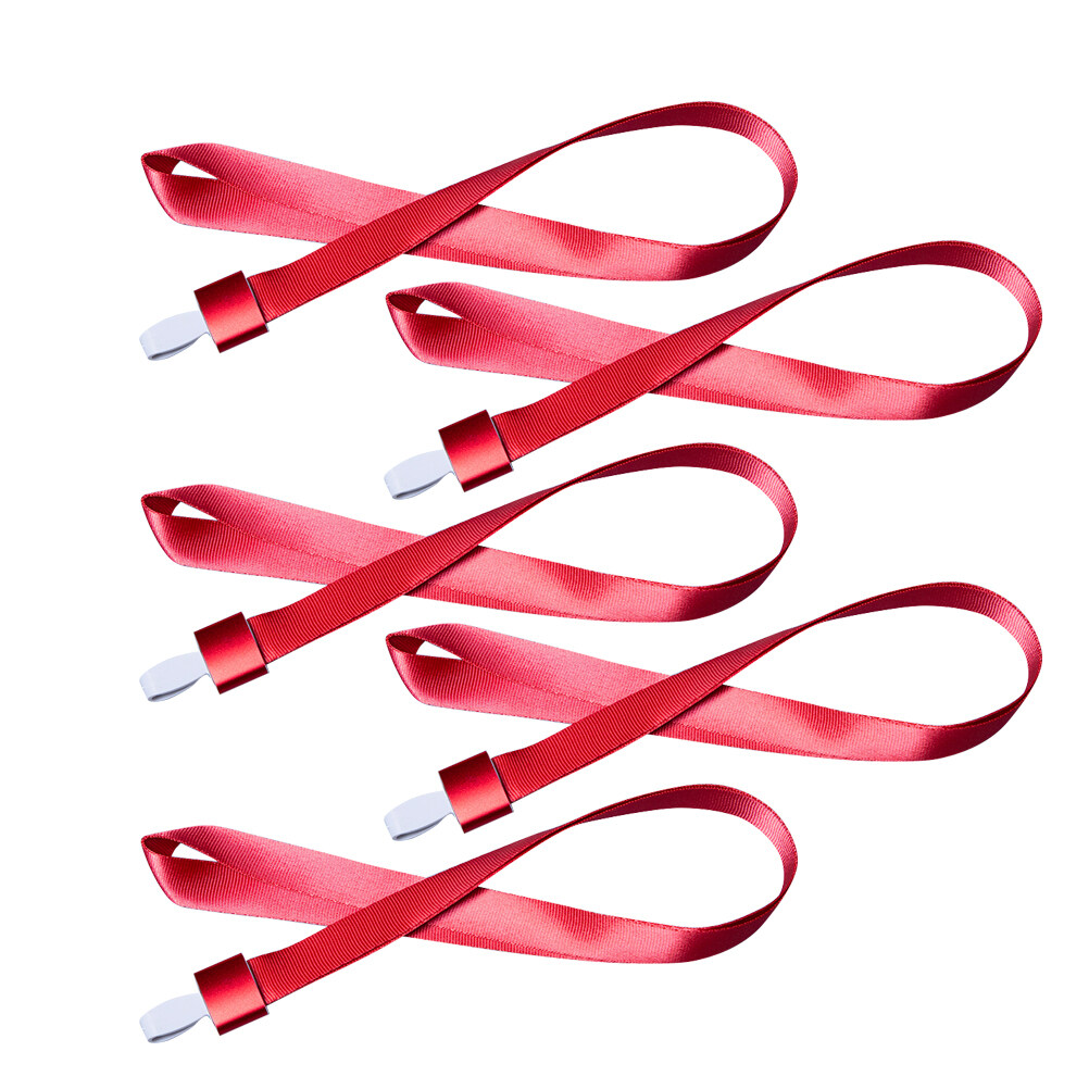 5pcs 1.5cm Lanyard Sling Badge ID Badges Set Work Permit Lanyard Work ...