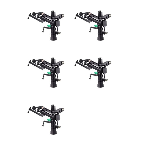 5pcs 1 Inch Female Thread Plastic 360° Long Rocker Sprinkler Garden ...