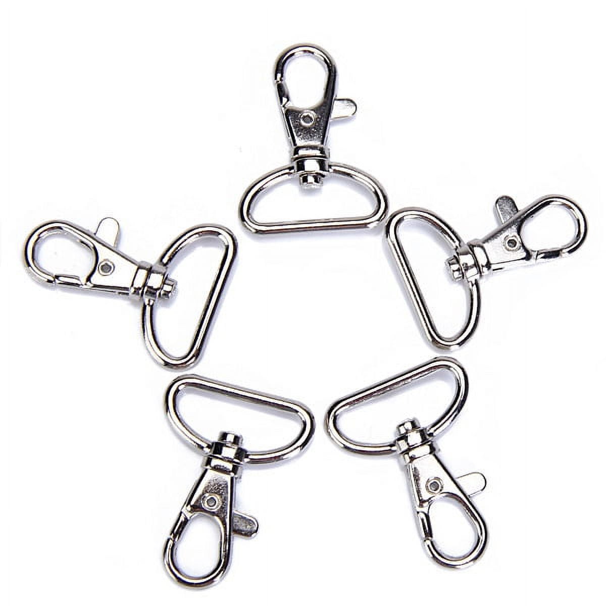 5pcs 1 Inch Swivel Snap Hooks for Keychain Bag Backpack - Walmart.com