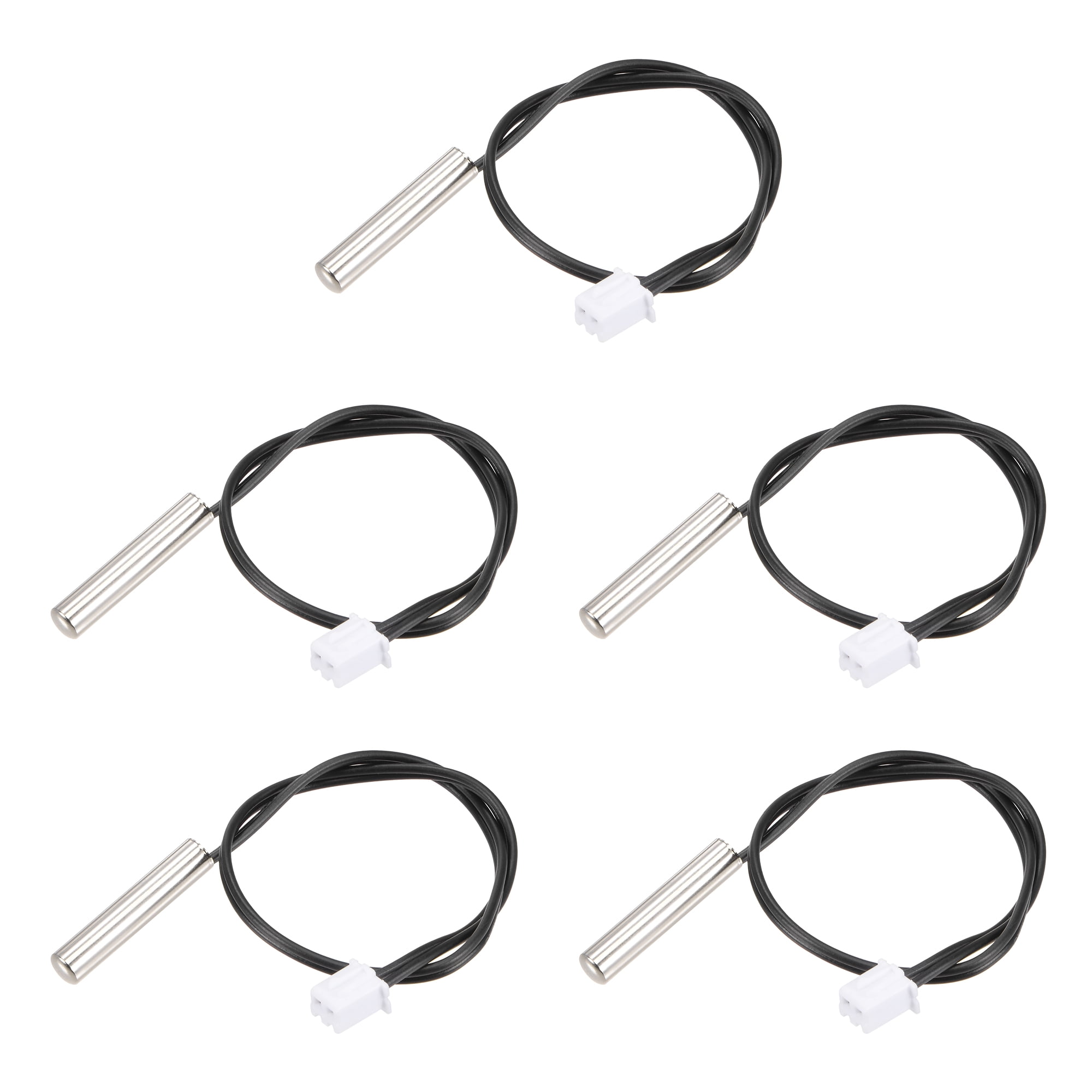 5pcs 10K Temperature Sensor Probe Stainless Steel NTC Thermal Sensor ...