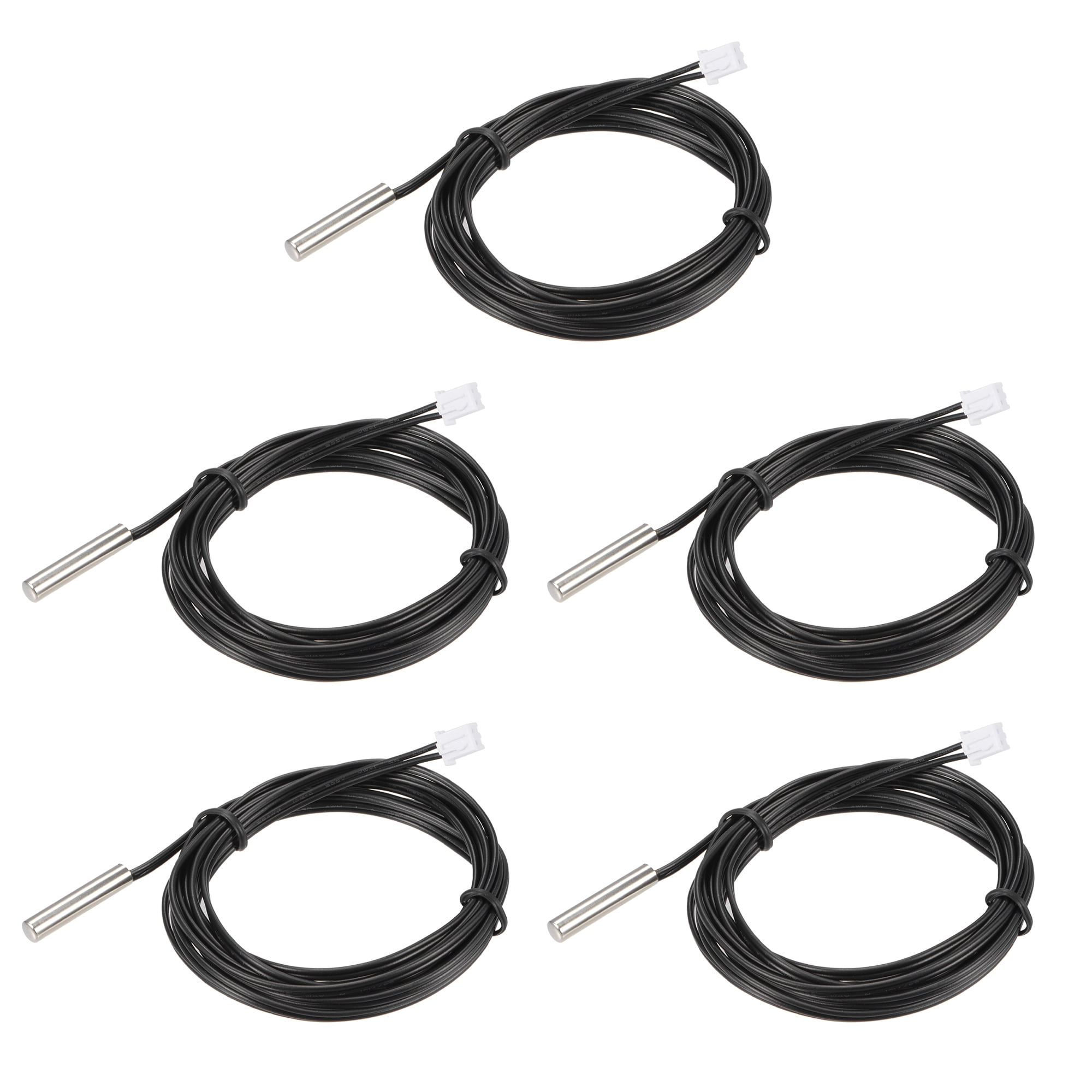 5pcs 10K Temperature Sensor Probe Stainless Steel NTC Thermal Sensor ...