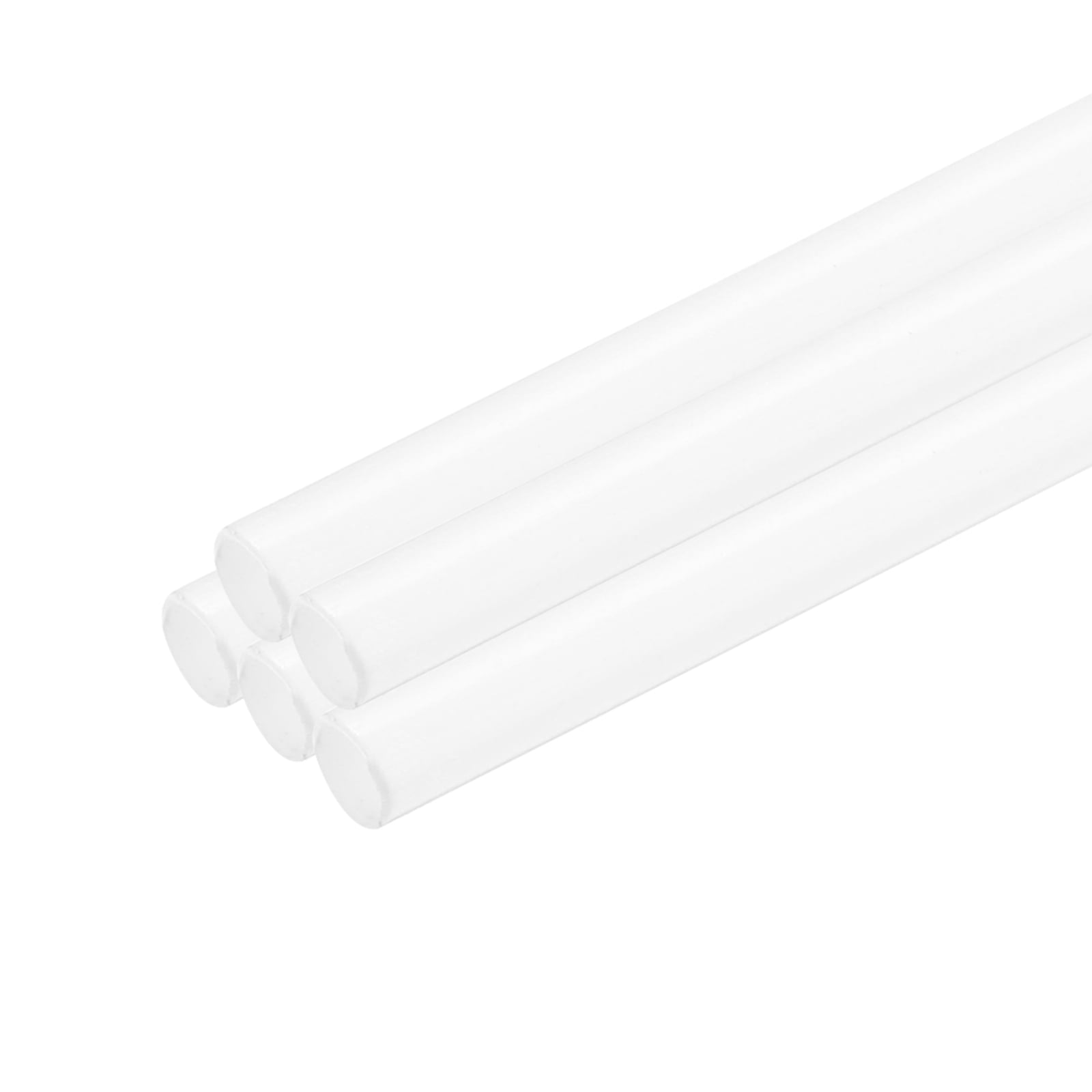 5pcs 20" Plastic Model Tube ABS Solid Round Bar 0.12" OD White Easy ...