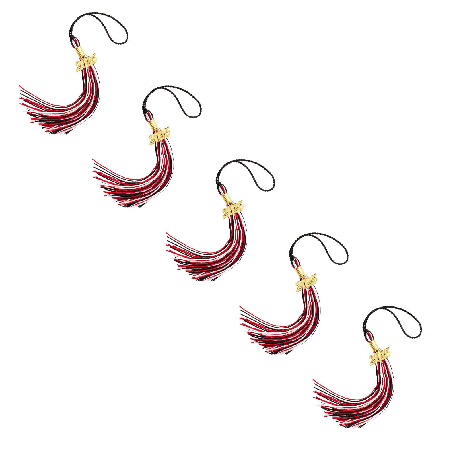 5pcs 2025 Graduation Tassel Academic Graduation Cap Tassels Multi-Color ...