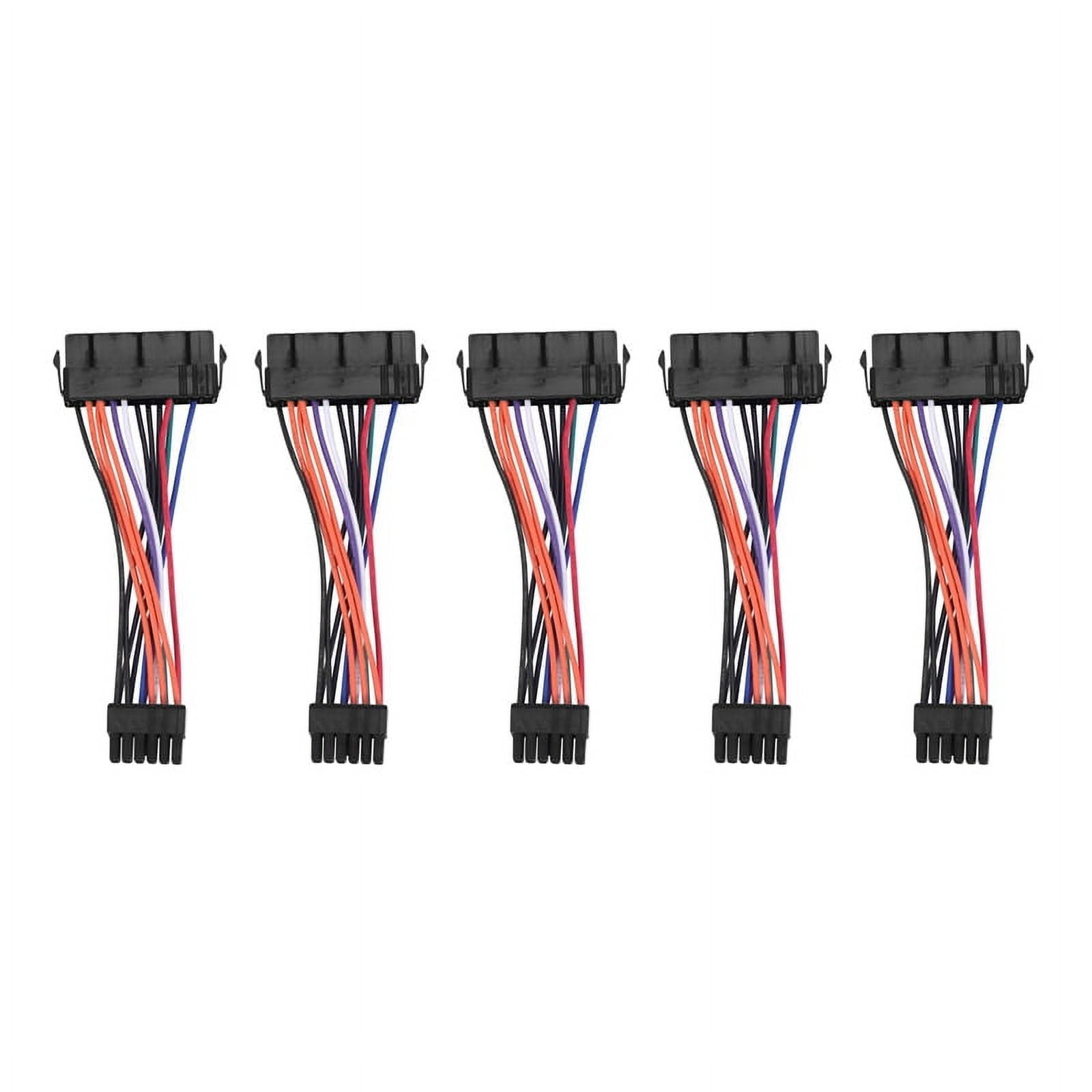 5pcs 24 Pin to 12 Pin PSU Main Power Supply ATX Adapter Cable for ...