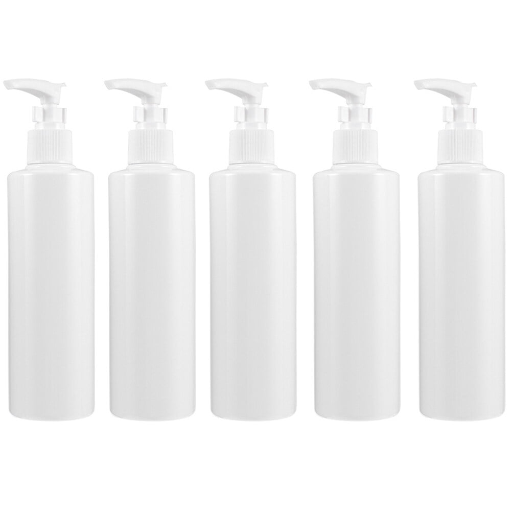 WORGEOUS 5pcs 250ML Lotion Bottles Portable Empty Pump Multi purpose ...