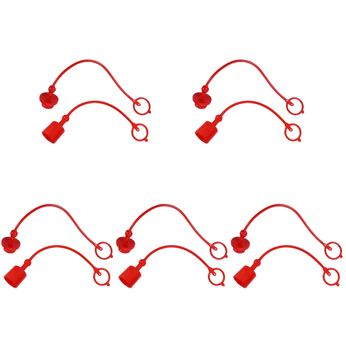 5pcs 3/ 4 Hydraulic Coupler Cap, Male Female Quick Connector Couple ...