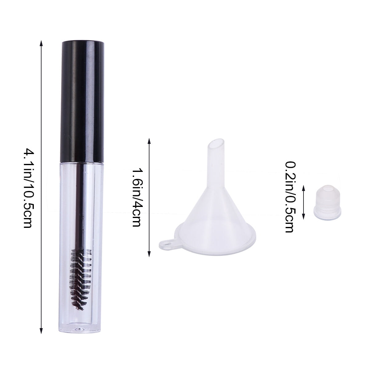 5pcs 3.5ml Empty Mascara Tube with Eyelash Wand, Refillable Empty ...