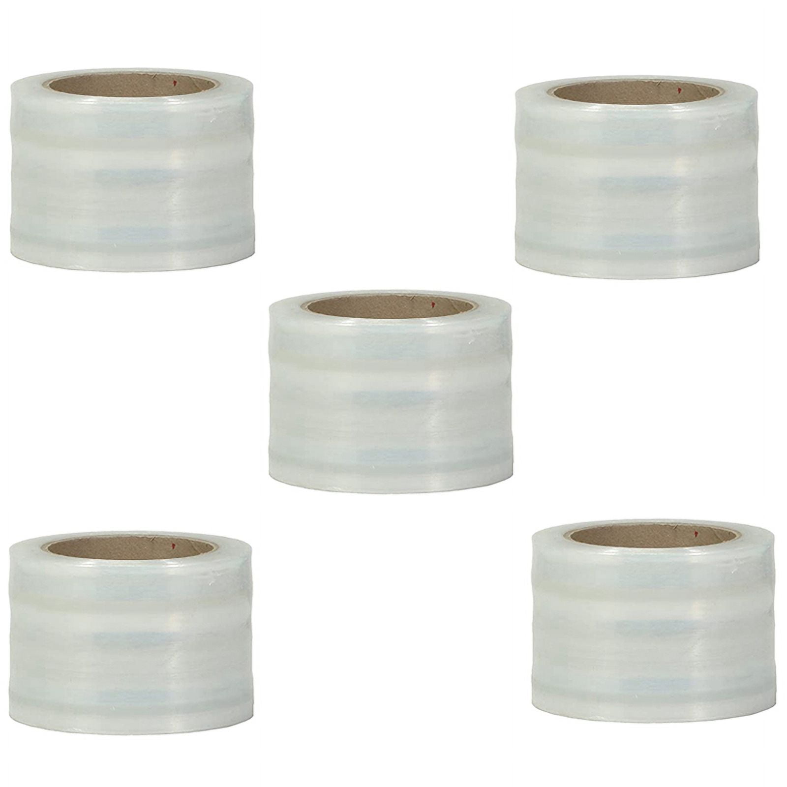5pcs 3 CM Narrow Banding Stretch Wrap Film Clear/Non-Transparent,Clear ...