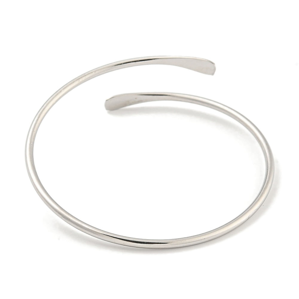 5pcs 304 Stainless Steel Cuff Bangles Torque Bangles Stainless Steel ...