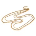 5pcs 304 Stainless Steel Double Layer Figaro Chain & Herringbone Chain ...