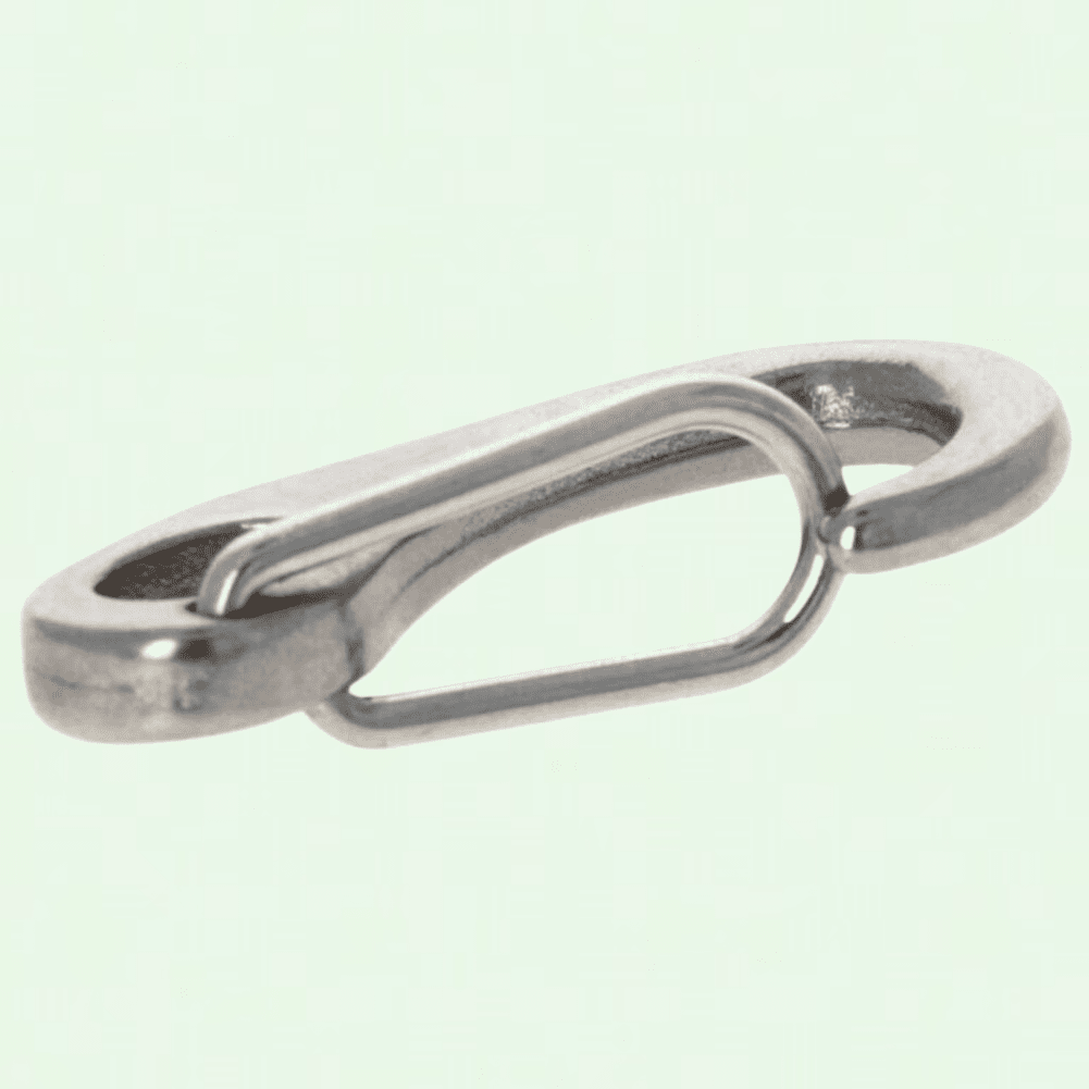 5pcs 304 Stainless Steel Spring Gate Snap Hook Clip, 1.57" Length ...