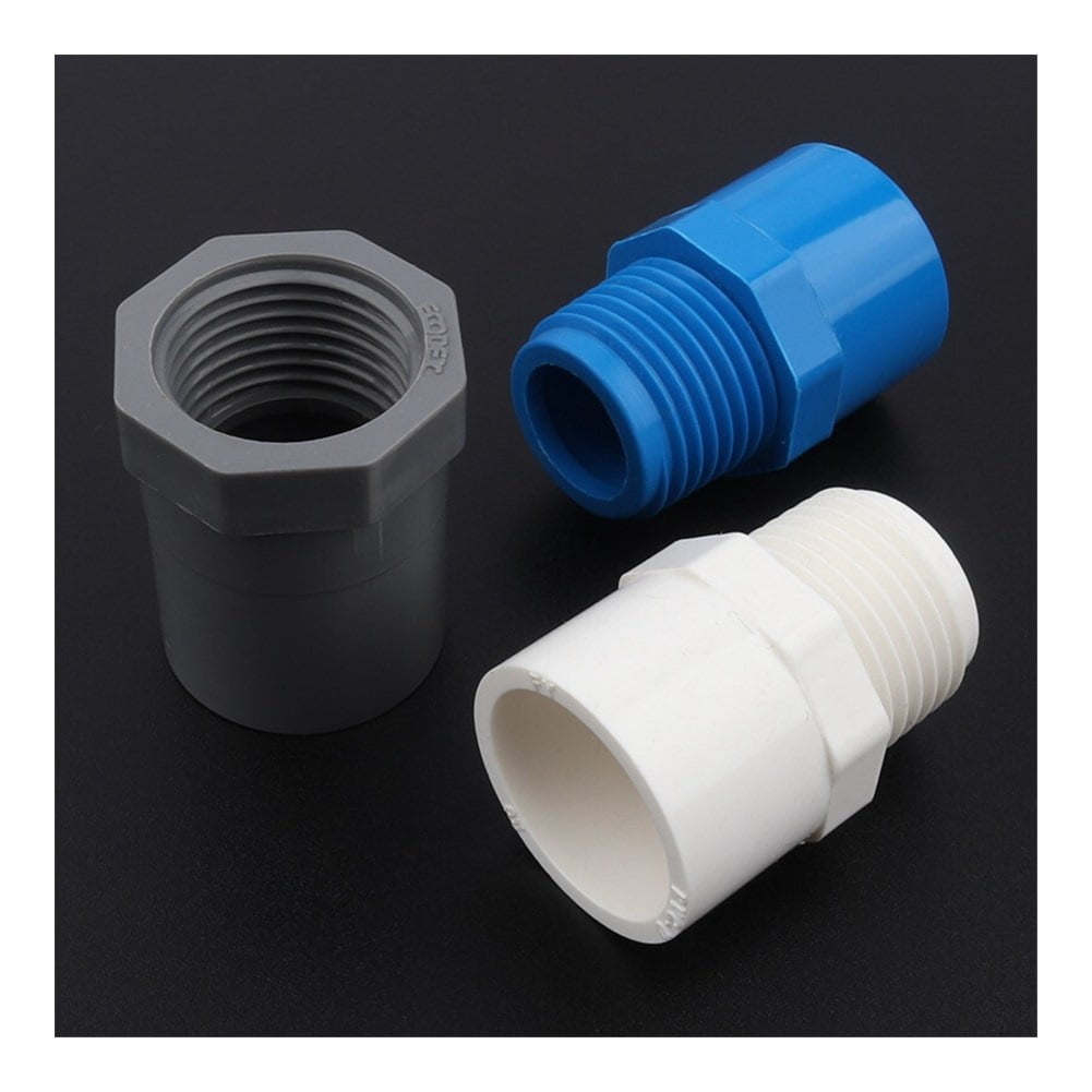 5pcs 32mm~1" Female/Male Thread PVC Connector Garden Irrigation System ...