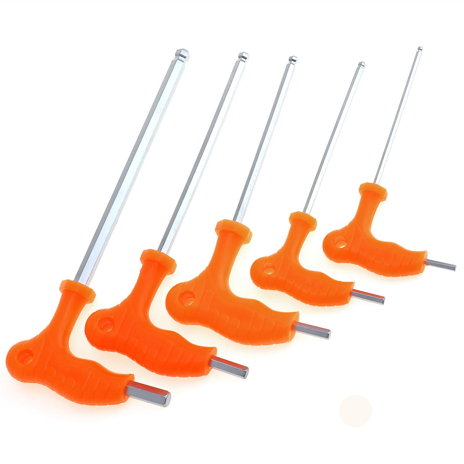 5pcs 3mm-8mm Crutch Hexagon Allen Key Wrench Tools Set T Handle Hex ...