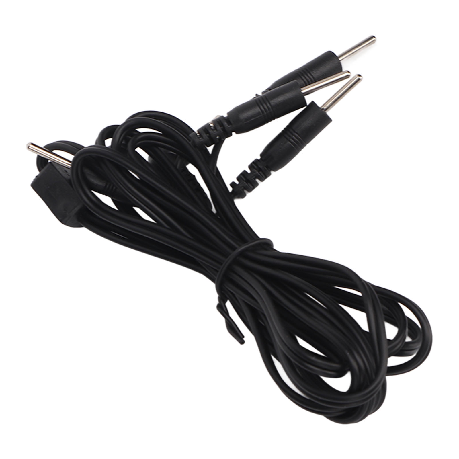 5pcs 4.4ft Electrodes Lead Wire 2.5mm Portable Replacement Pin ...