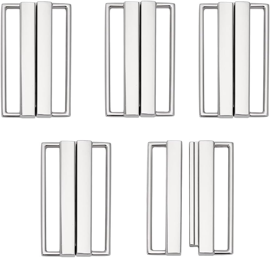 5pcs 45mm Bra Clasp Front Closing Bikini Clasps Bra Hooks Swinsuit ...