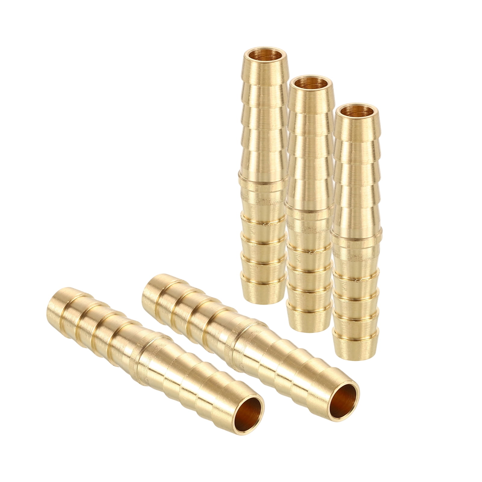 5pcs 5/16" To 5/16" Brass Hose Barb Fitting Metals Splicer Mender for ...