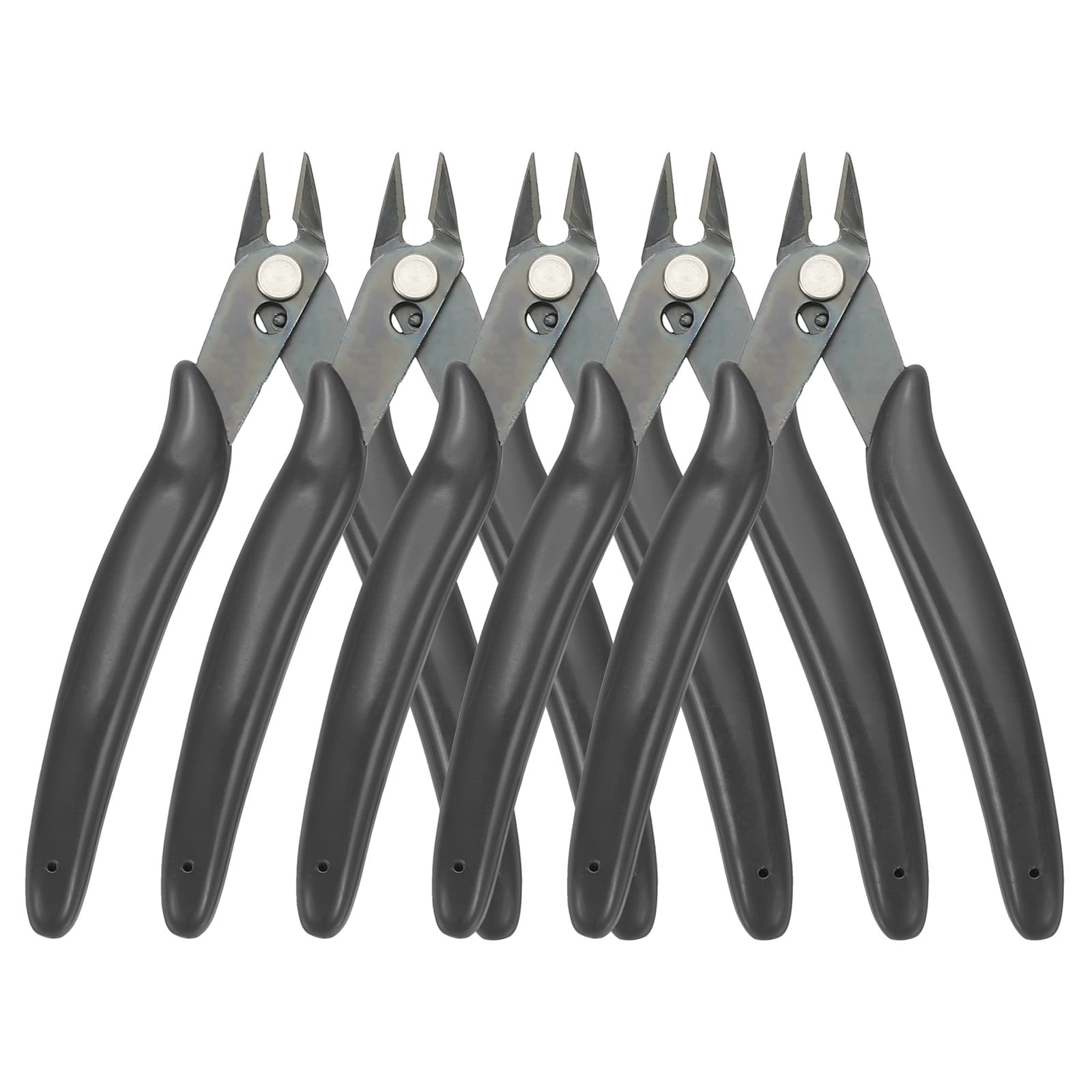 5pcs 5" Flush Cut Pliers Small Precision Wire Cutter Side Cutter ...