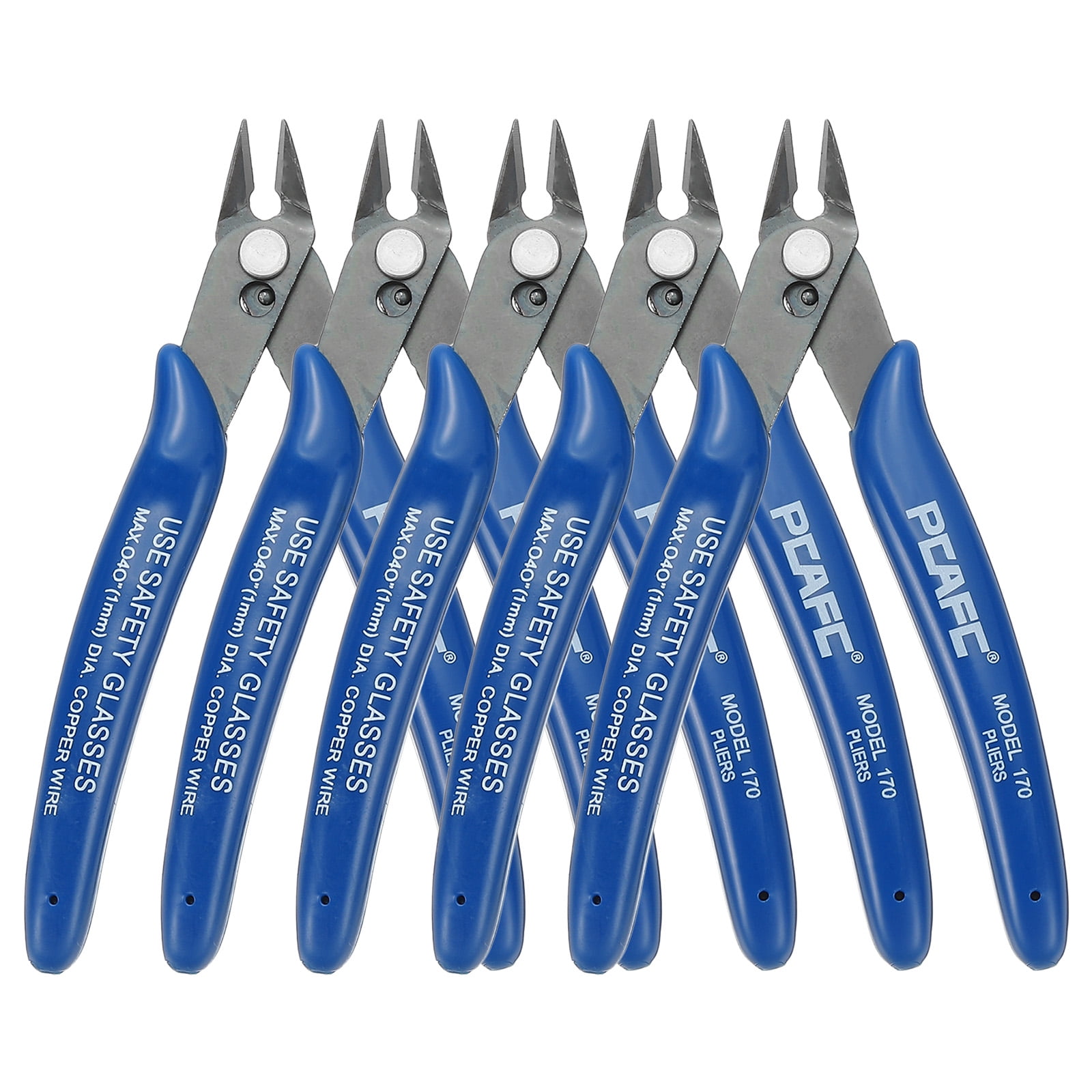 5pcs 5" Flush Cut Pliers Small Precision Wire Cutter Side Cutter ...