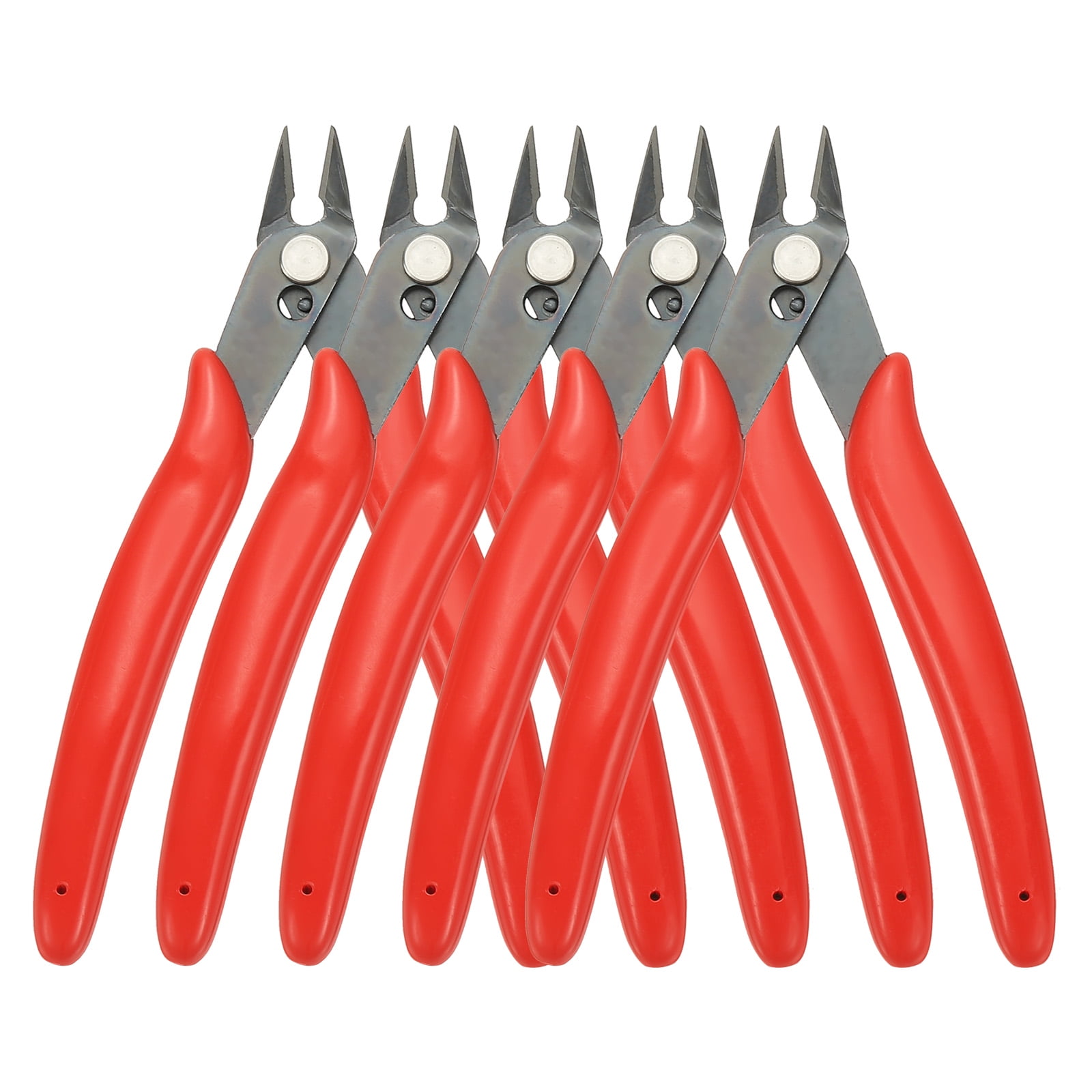 5pcs 5" Flush Cut Pliers Small Precision Wire Cutter Side Cutter ...