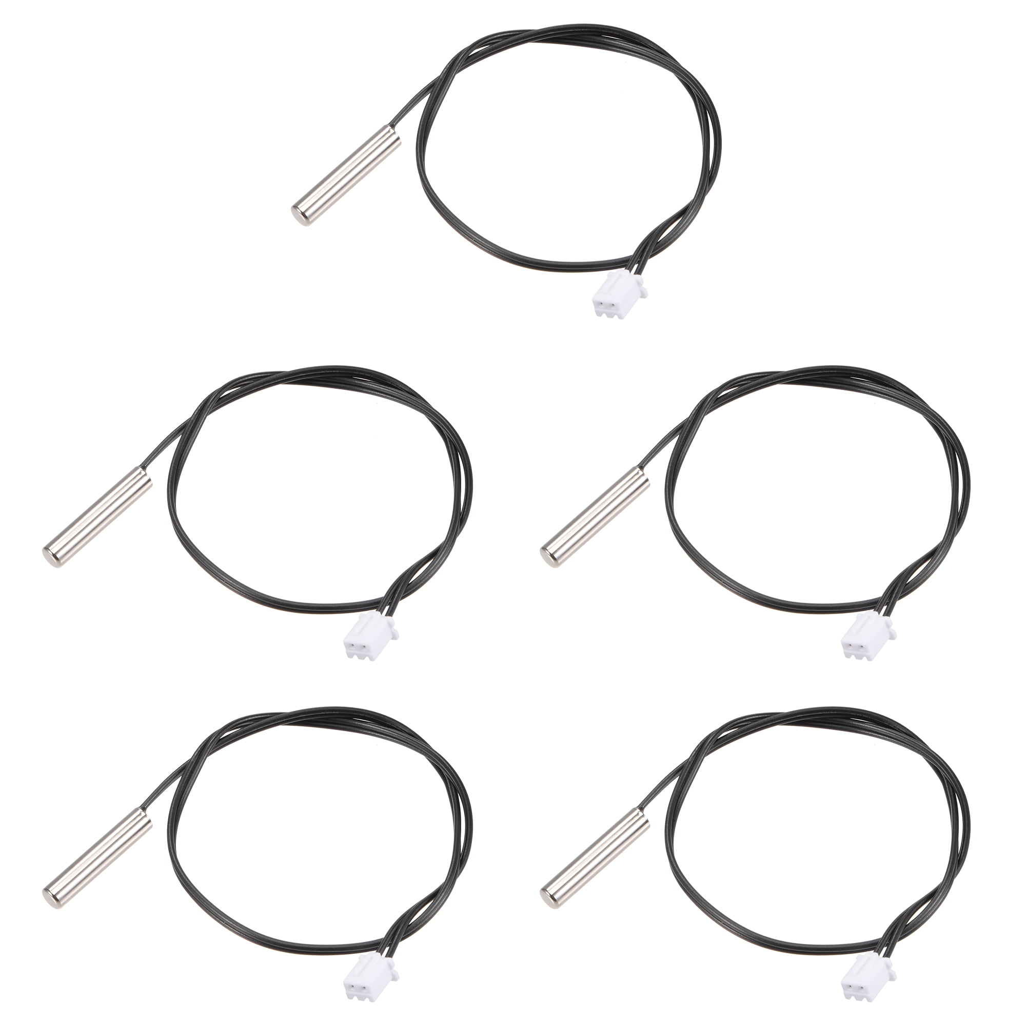 5pcs 50K Temperature Sensor Probe Stainless Steel NTC Thermal Sensor ...