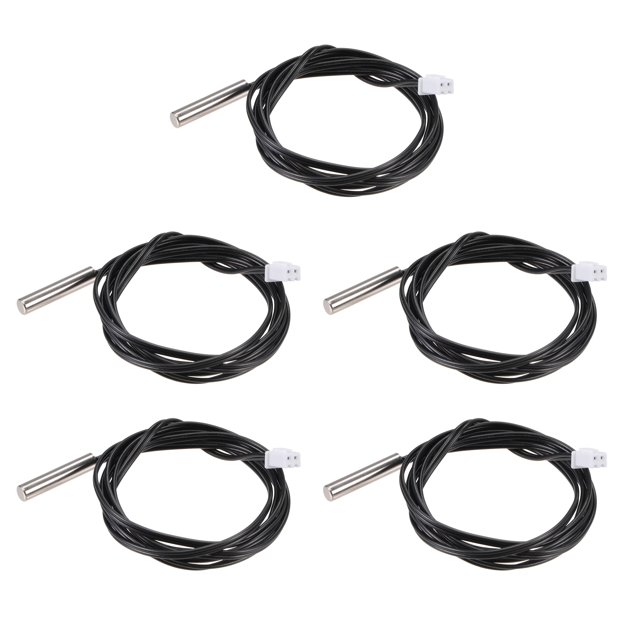 5pcs 5K Temperature Sensor Probe Stainless Steel NTC Thermal Sensor ...