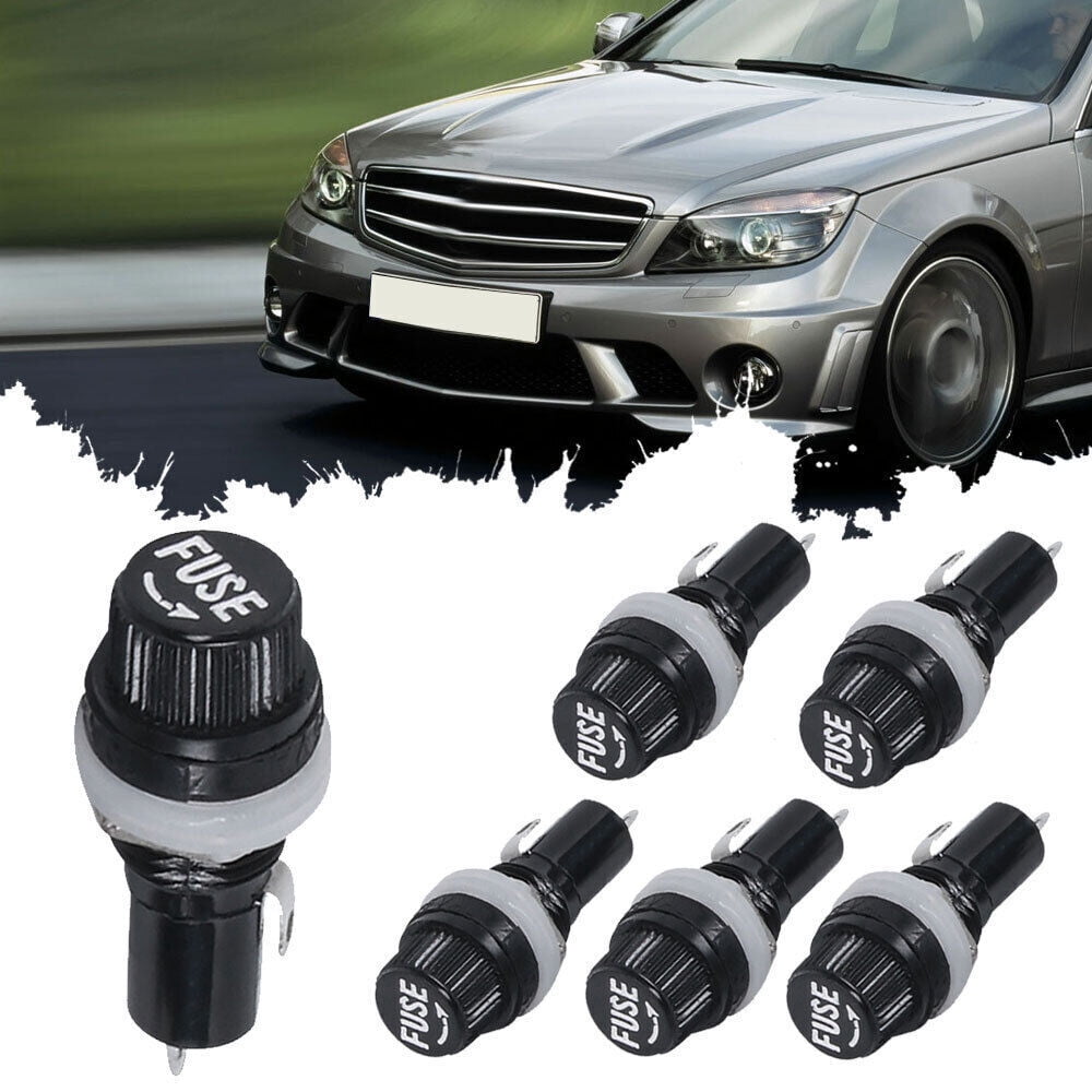 5pcs 6*30mm Glass Fuse Holder Insurance Tube Socket Fuse Holder For ...