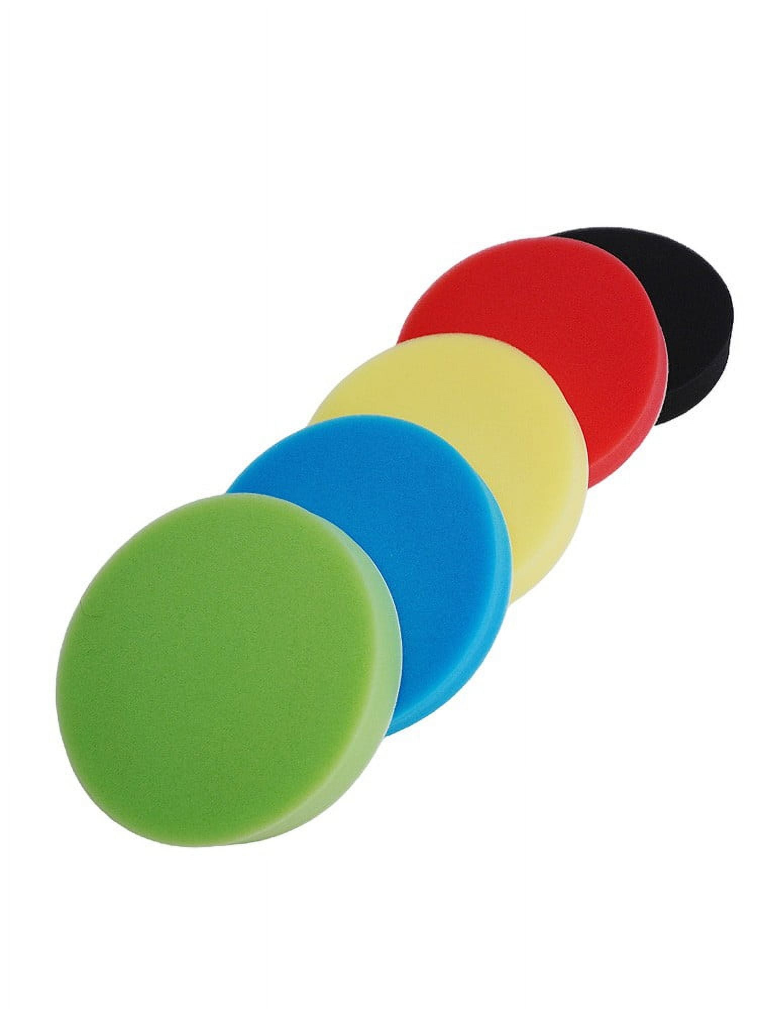 5pcs 6" 6inch Flat Car Polishing Foam Buffing Sponge Pad Kit for Car ...