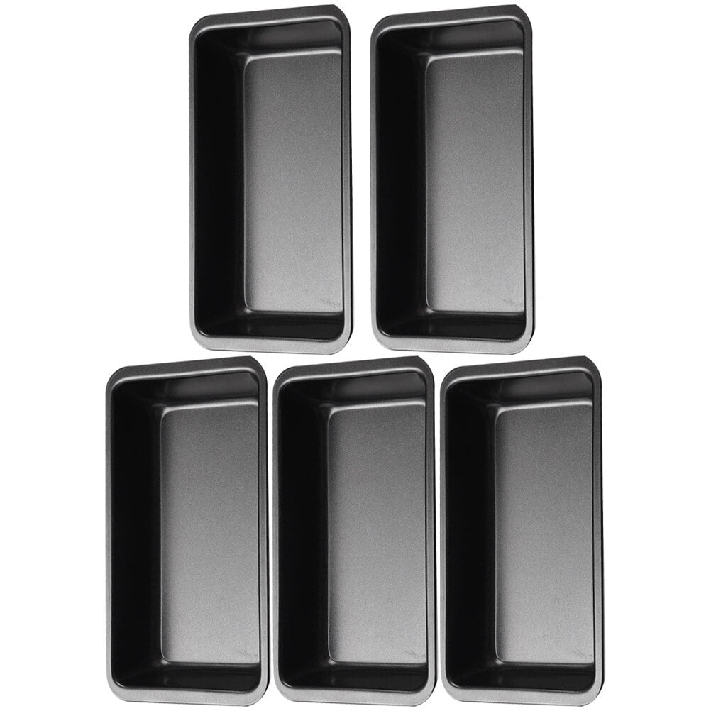 5pcs 6 Inches Rectangular Oven Toast Box Cake Baking Pan Non-stick ...