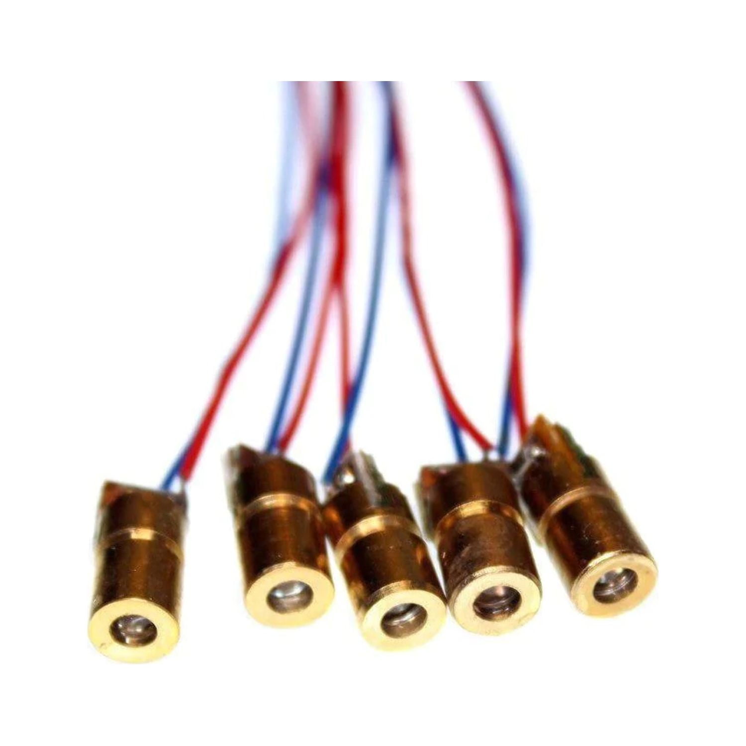 5pcs 650nm 6mm 5V 5mW Red Laser Diode Module - Walmart.com