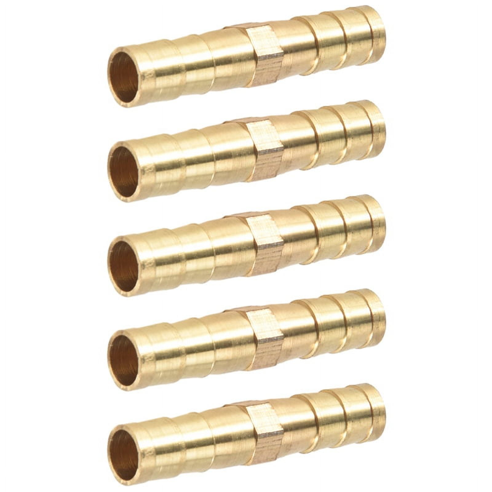 5pcs 6mm Inner Dia Air Gas Straight Hose Pipe Barb Coupler Connector ...
