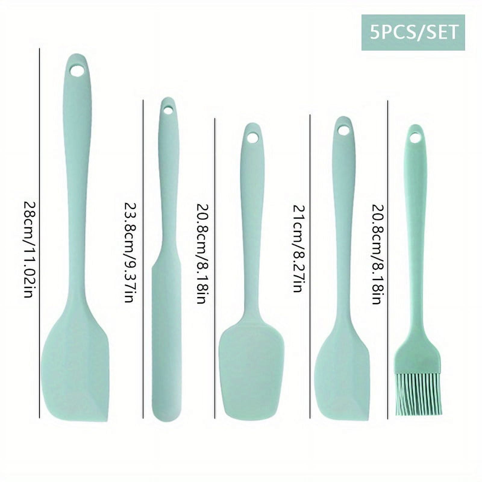 5pcs/6pcs, Large and Small Silicone Spatulas, Oil Brush, and Long ...