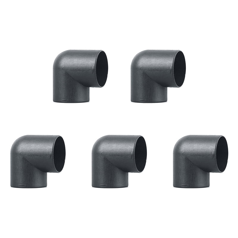 5pcs 75mm Car Air Heater Ducting Pipe Air Vent Outlet L Shape Elbow ...