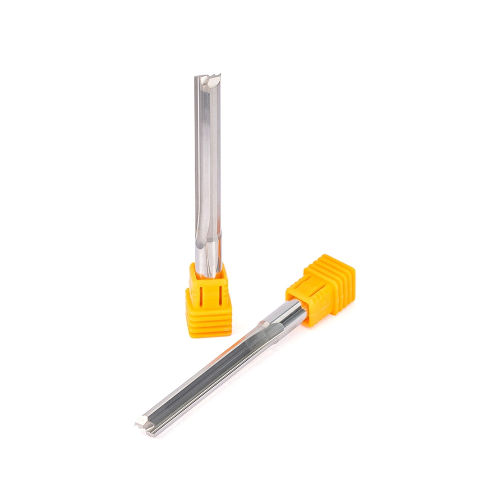 5pcs 8*52mm Two Flutes Straight Router Bits for Wood CNC Straight ...