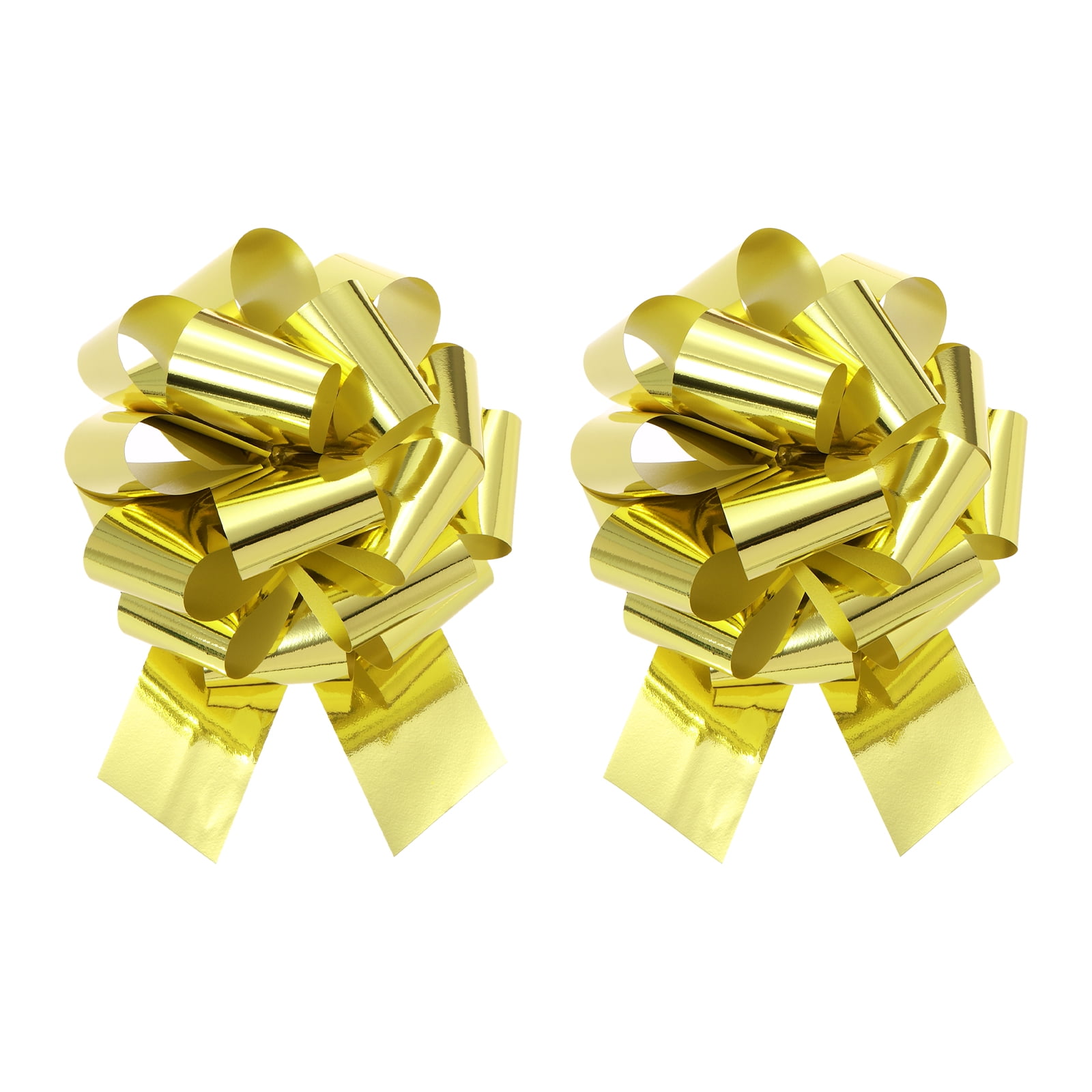 Uxcell Metallic Large Big Pull Bow Gift Wrapping Bows Ribbon for ...