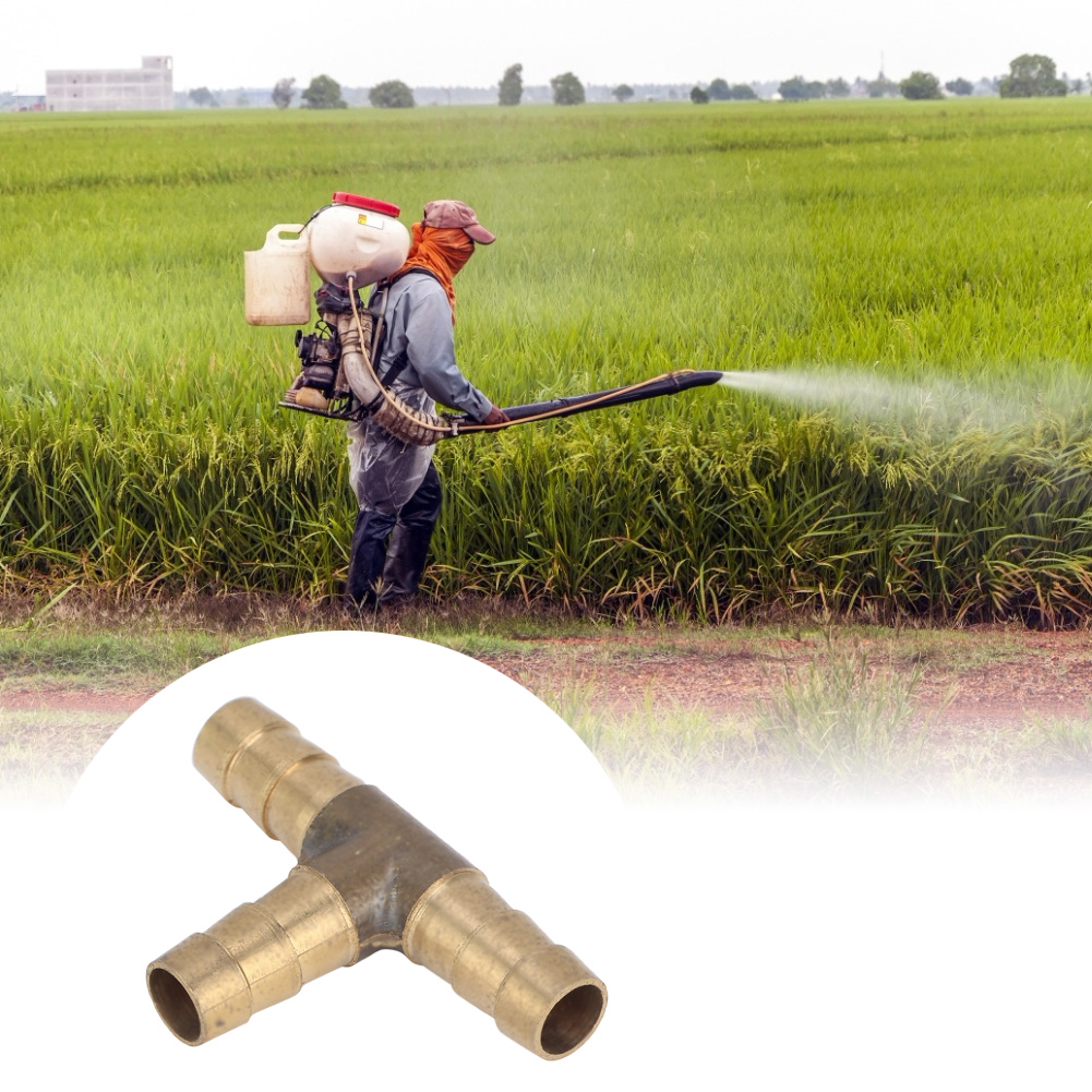 5pcs 8mm Thick Brass Hose Splicer Pipe Fitting Connector Joint Coupler ...