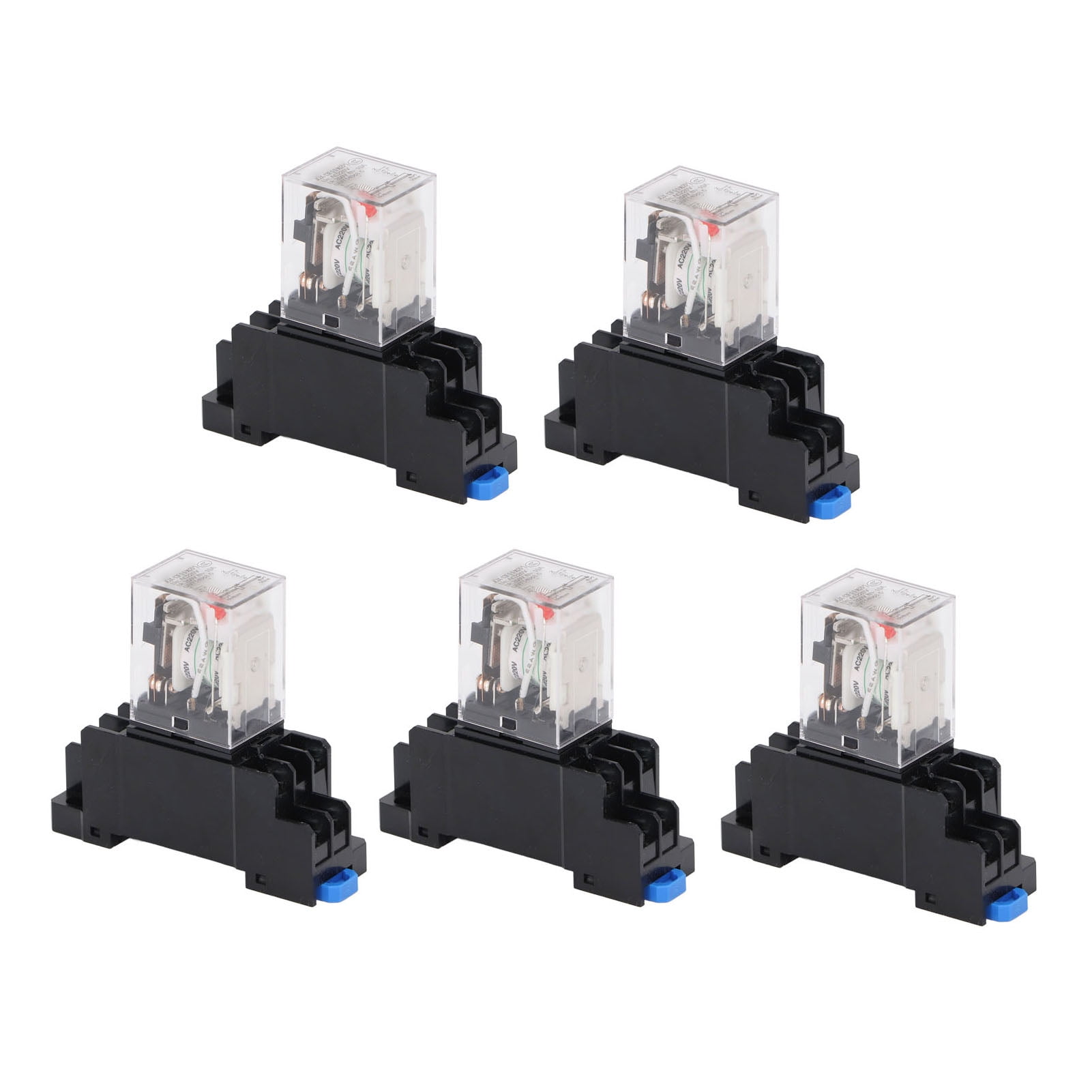 5pcs AC 220V Coil Power Relay Diesel Engine Starter Motor Relay JQX13F ...