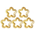 5pcs Acrylic Flower Charm Pendant Loose Beads Star Charm Jewelry Making ...