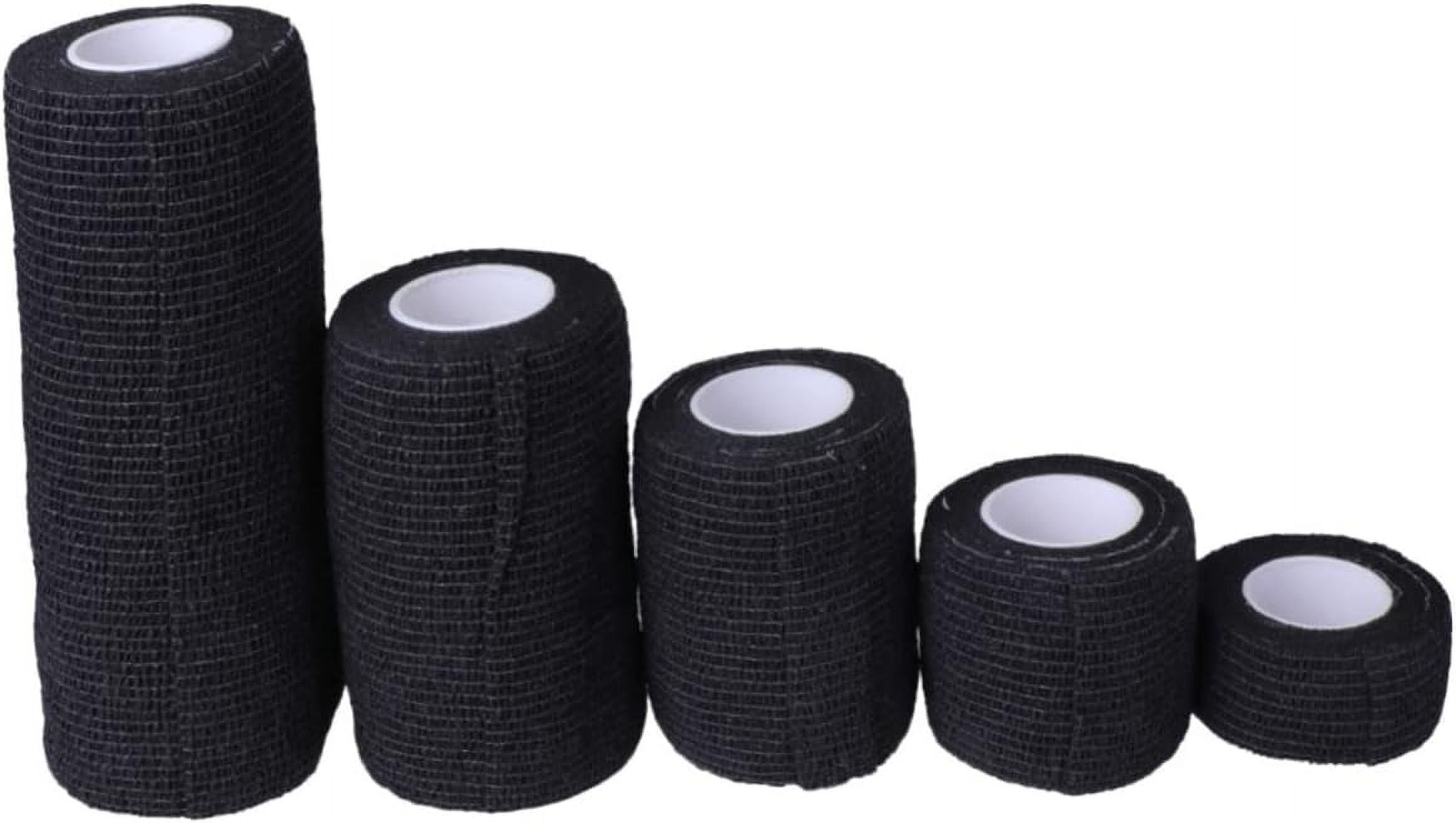 5pcs Adhesive Elastic First Aid Bandage Roll for Sprain Sports Cohesive ...