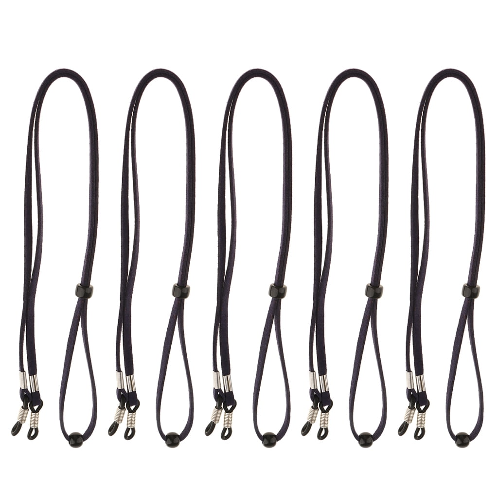 5pcs Adjustable Eyeglass Holder Strap Sunglass Strings Lanyards Sports ...