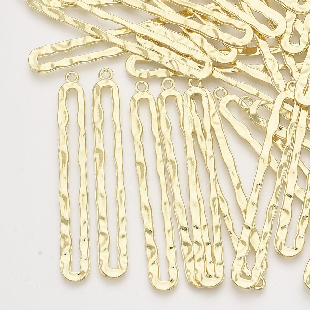 5pcs Alloy Open Back Bezel Big Pendants For DIY UV Resin Epoxy Resin ...