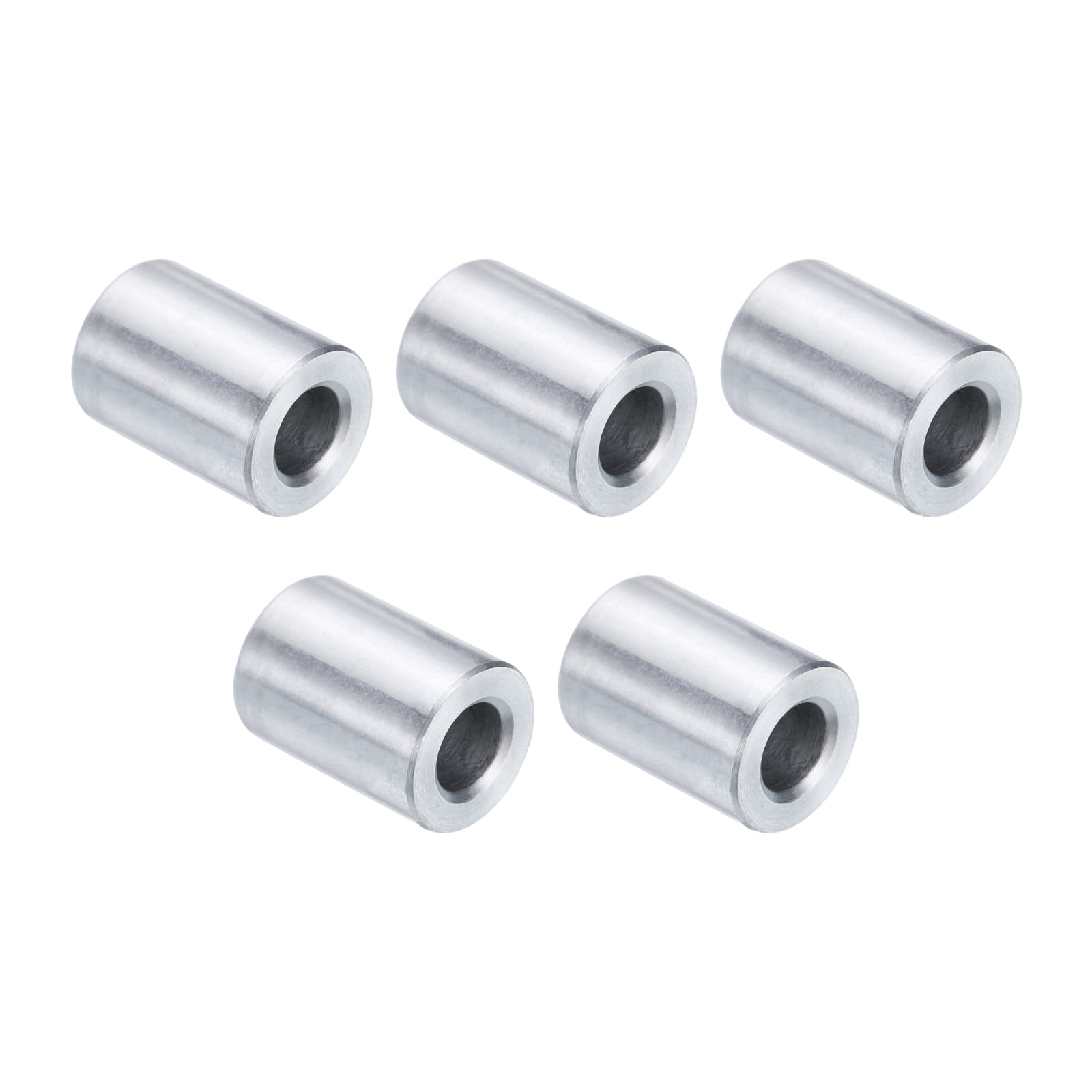 5pcs Aluminum Spacer 1/4" Bore x 1/2" OD x 5/8" Length Screw Standoff ...