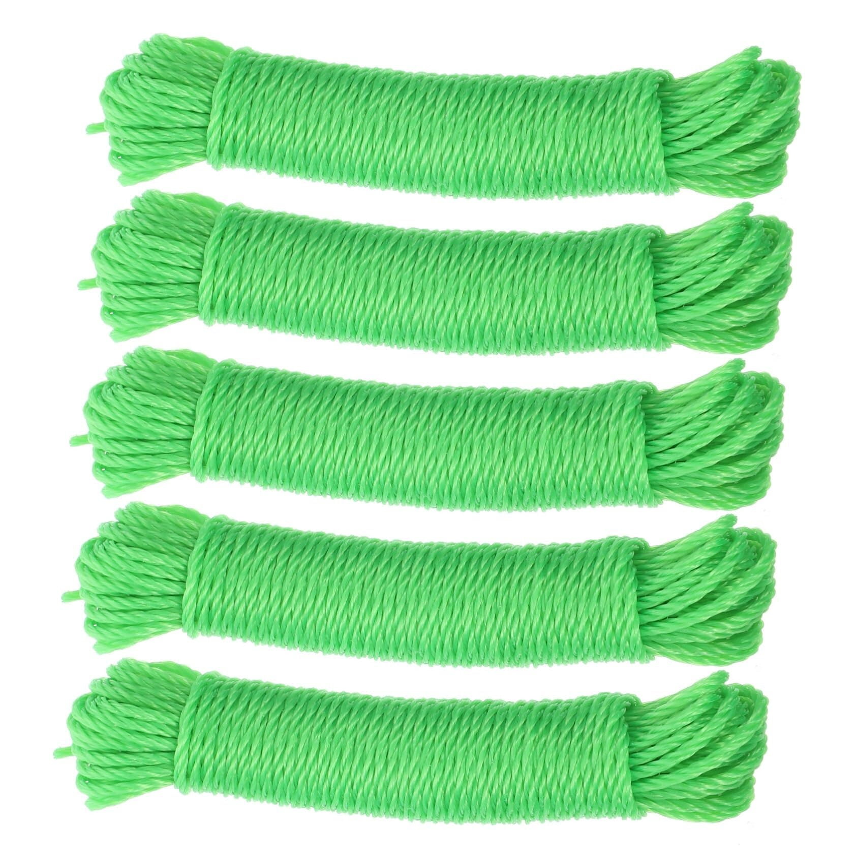 5pcs Anti-Slip Clothesline Outdoor Clotheslines Portable Clothesline ...