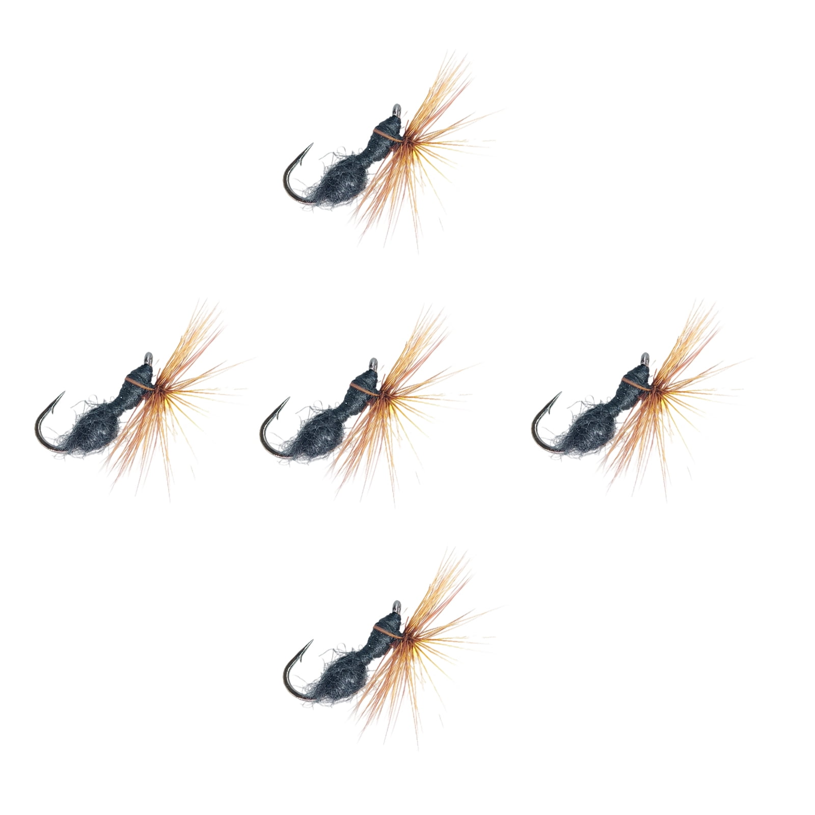 5pcs Aritificial Baits Float Fishing Lures Dry Fly Ants Fly for Anglers ...