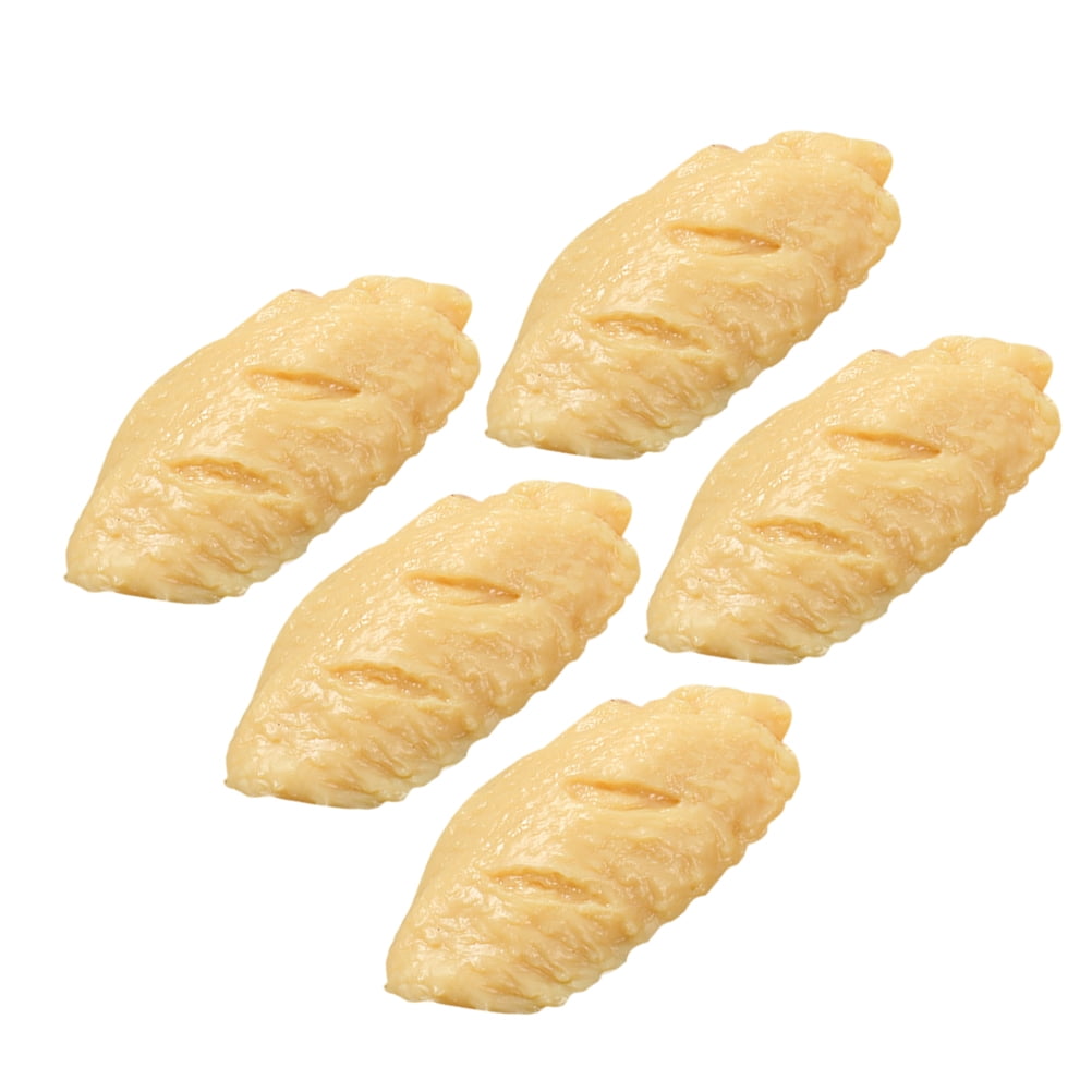 5pcs Artificial Chicken Wing Prop Kitchen Food Model Fake Chicken Wing ...