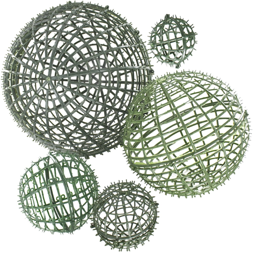 5pcs Artificial Flower Plant Topiary Ball Support Plastic Plant Rack ...