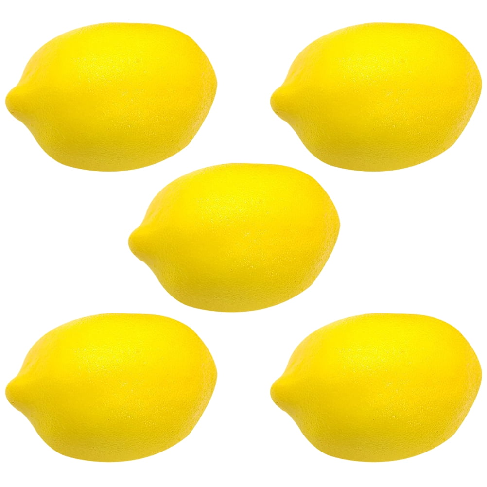 5pcs Artificial Lemon Decor for Kitchen Decoration - Walmart.com