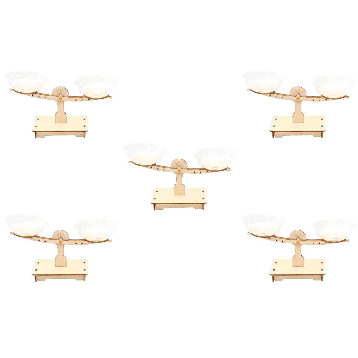 5pcs Balance Scale Lever Measurement Balancing Toy Science Math ...
