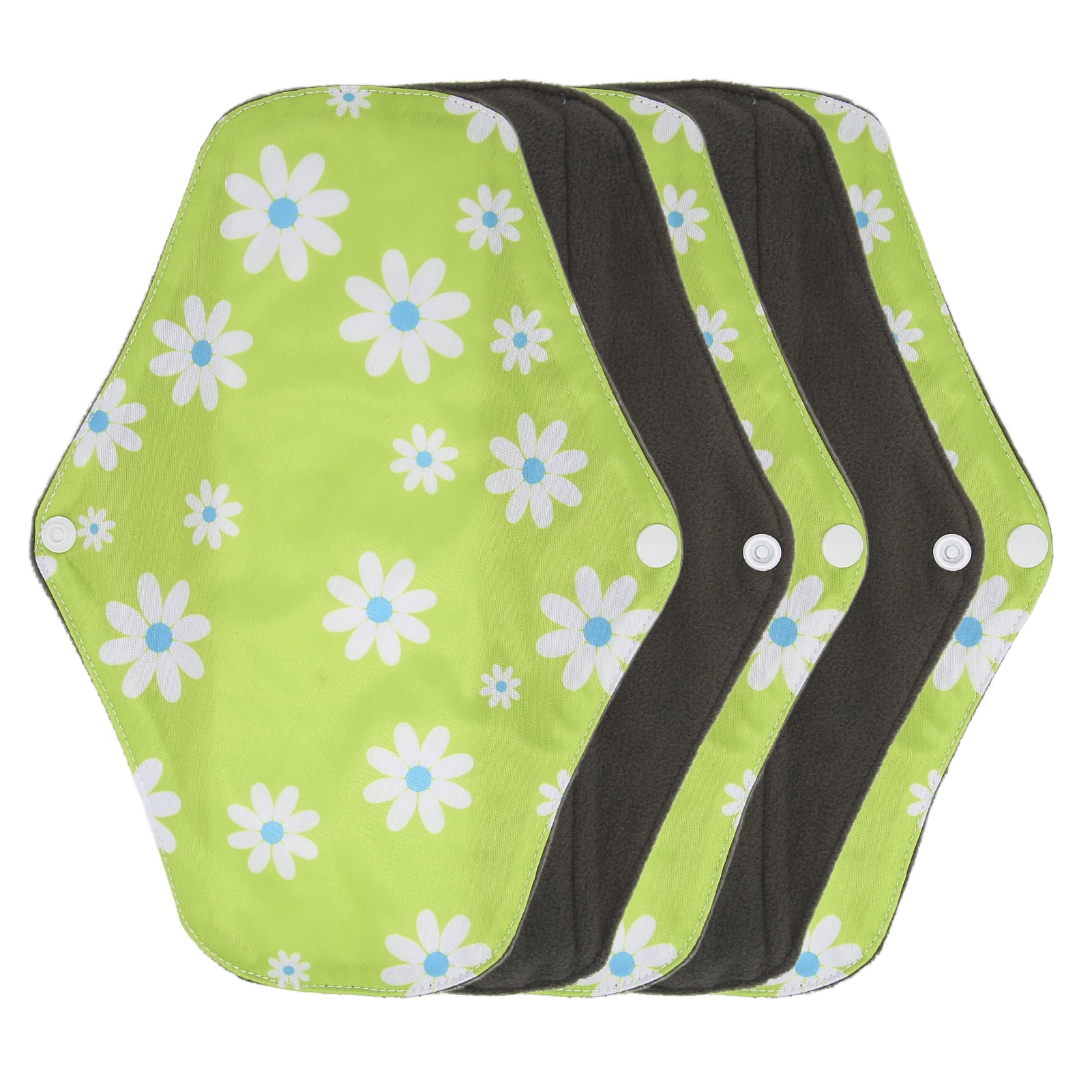 5pcs Reusable Incontinence Pads, Bamboo Charcoal, Highly Absorbent ...