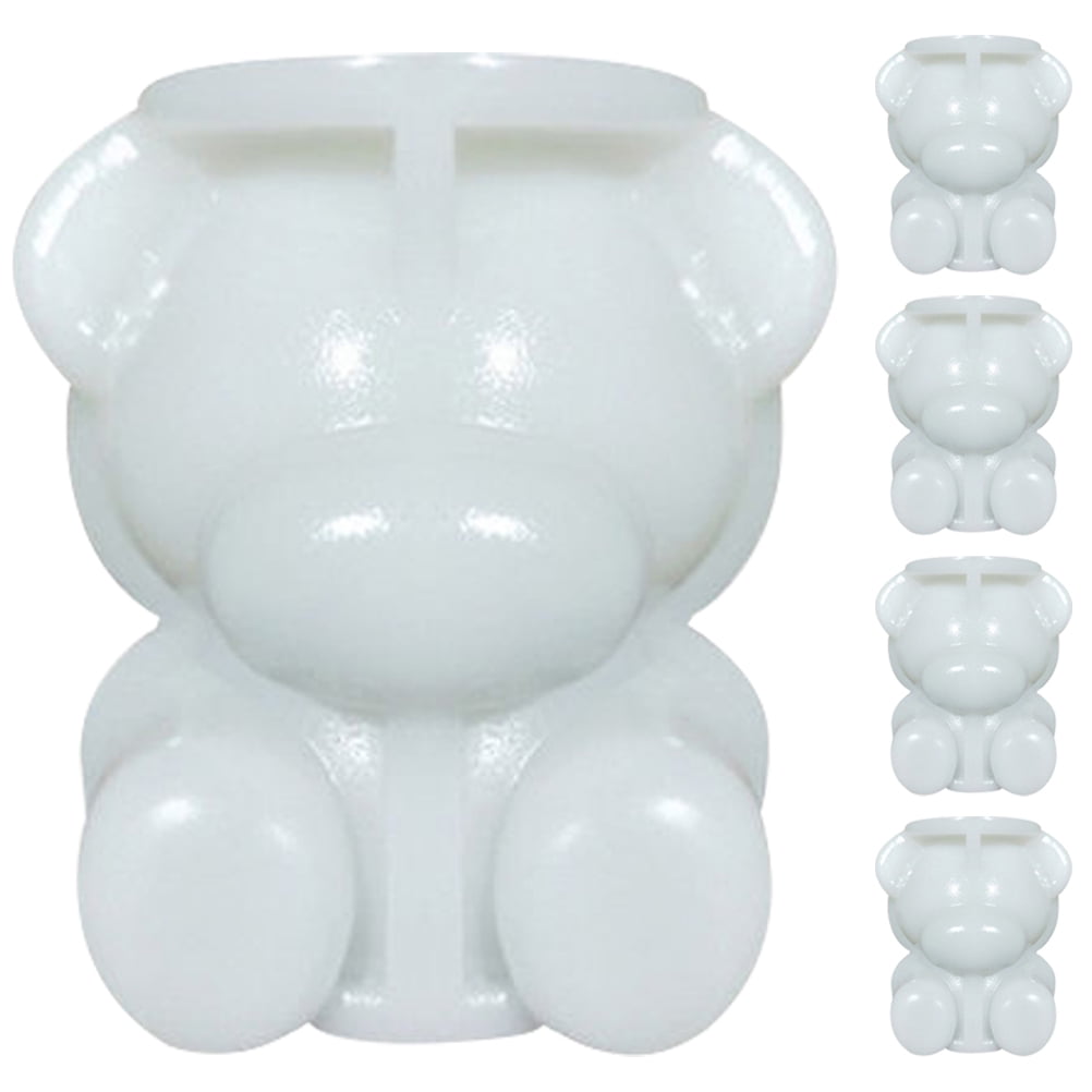 5pcs Bear Ice Mold Ice Cube Animal Shape Ice Shaper Ice Balls for ...