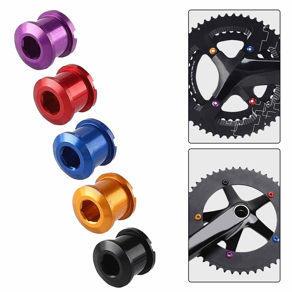 5pcs Bicycle Crankset Bolts Single Disc Bolts Double Disc Bolts Bike ...